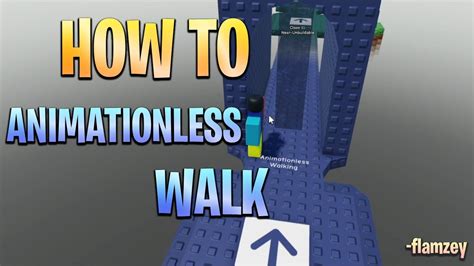 How To Animationless Walk Glitch Tutorial Youtube
