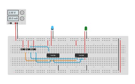 Circuit Design Plant Watering System Tinkercad