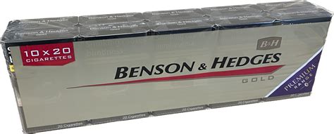 Buy Benson And Hedges Online From Mcgahey The Tobacconist