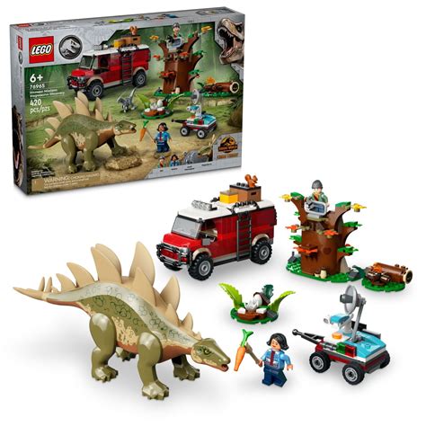 Lego Jurassic World Dinosaur Missions Stegosaurus Discovery Building