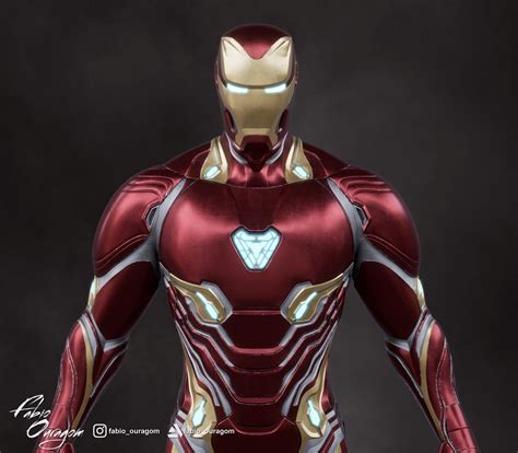 Fabio Ouragom Iron Man Mark 50 Infinity War