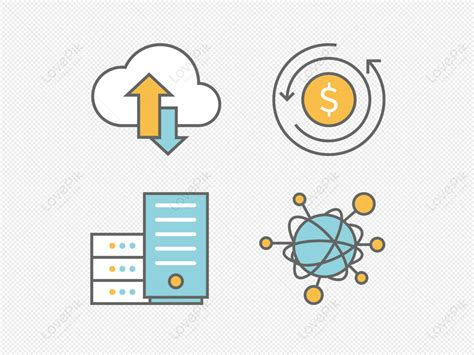 블록 체인 선형 아이콘 Png 일러스트 무료 다운로드 Lovepik