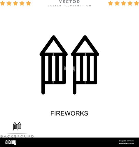 Fireworks Icon Simple Element From Digital Disruption Collection Line