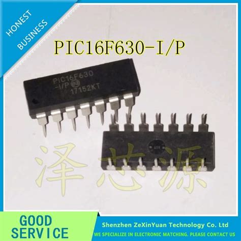50pcs lot pic16f630 i p pic16f630 dip 14 microcontroller chip ic in