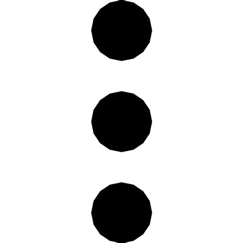navigation dots more vertical option icon vector svg icon svg repo
