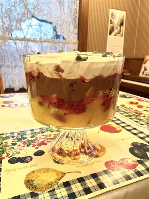 Raspberry Lemon Trifle R FoodPorn