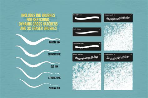 Procreate Vintage Shader Brushes Design Cuts