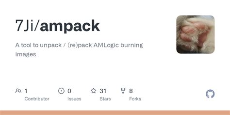 Github Ji Ampack A Tool To Unpack Re Pack Amlogic Burning Images