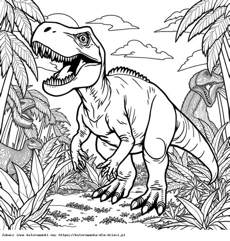 Kolorowanki Dinozaury Z Jurassic World