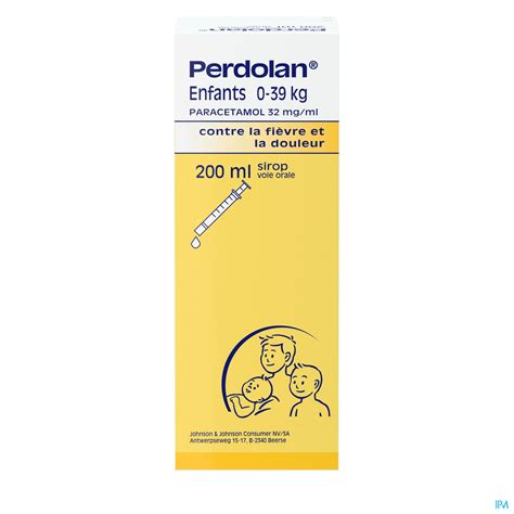Perdolan® Kinderen Siroop Met 32 Mg Paracetamol Per Ml Bij
