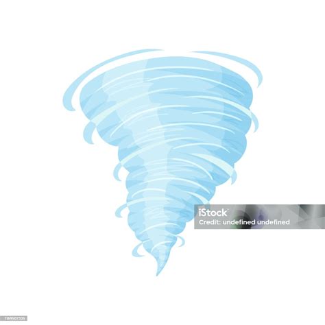 토네이도 허리케인 사이 클론 만화와 플랫 스타일 흰색 배경에 벡터 그림입니다 0명에 대한 스톡 벡터 아트 및 기타 이미지 0명 기상 이변 나선형 Istock
