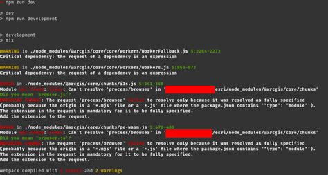 Es Modules Via Npm Build Error Cant Resolve Pro Esri Community