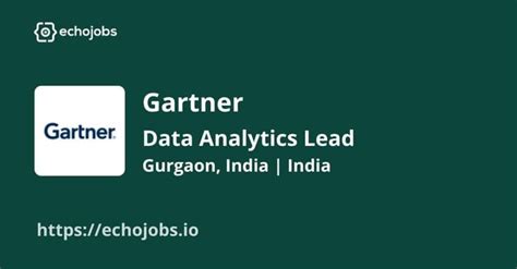 Gartner Is Hiring Data Analytics Lead Sql Python Gurgaon India