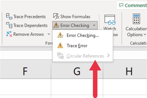 How To Find Circular References In Excel