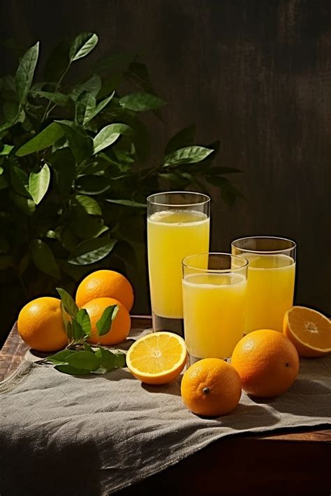 감귤 주스 세 잔이 탁자 위에 놓여 있다 배경 배경 화면 및 일러스트 무료 다운로드 Pngtree