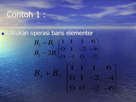 Ppt 1 Matriks 2 Metode Eliminasi Gauss 3 Metode Iterasi Gauss