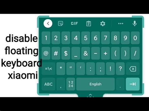 how to disable floating keyboard in xiaomi - YouTube