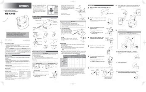 Portable Omron Ne C106 Compressor Nebulizer For Hospital Size Compact At Rs 1700 In Erode