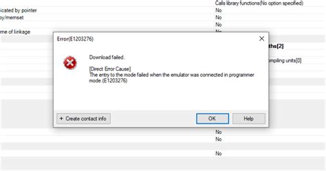 The Entry To The Mode Failed When The Emulator Was Connected In Programmer Modee1203276