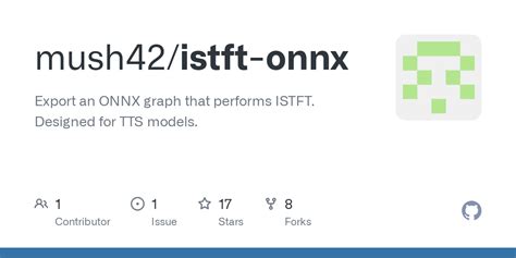 issues · mush42 istft onnx · github