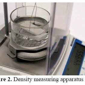 Density Measuring Apparatus Download Scientific Diagram