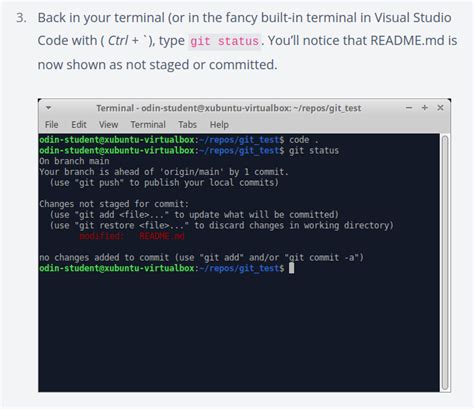 Bug Foundation Git Basics Section Missing Parenthesis And Hard To Read Backtick In Assignment