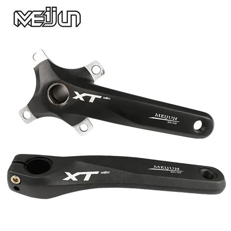 산악 자전거 크랭크 알루미늄 합금 자전거 크랭크 스프로킷 산악 자전거 크랭크 M610590 크랭크 플루트 디스크 Mtb 자전거 부품