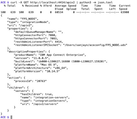 using the integration api with ace v11 integration