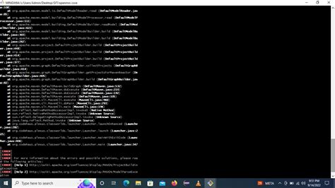 Failure To Build A Project When I Run Mvn Clean Install OpenMRS Talk