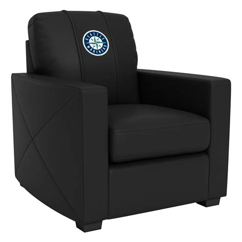 Silver Club Chair With Seattle Mariners Logo Zipchair