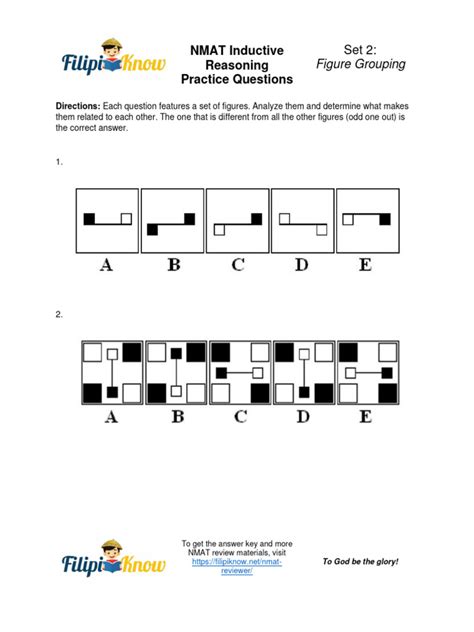 Nmat Inductive Reasoning Practice Questions Set 2 Pdf