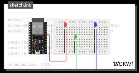 Delay Wokwi Esp32 Stm32 Arduino Simulator