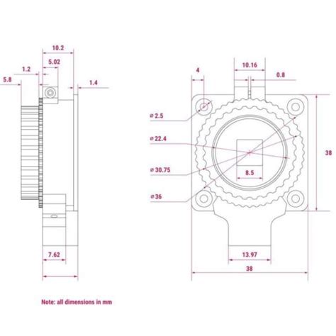 Official Raspberry Pi High Quality Camera 12 3mp Imx477 Sensor Supports C Cs Lenses Makers