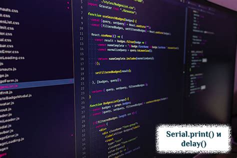 arduino Функции serial print и delay Описание и примеры