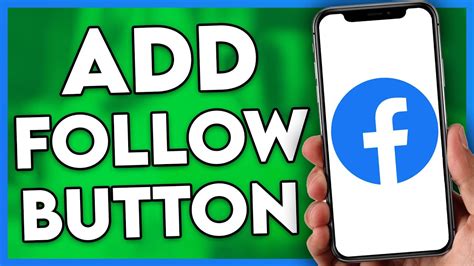 How To Add Follow Button On Facebook Profile YouTube