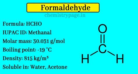 How To Test For Formaldehyde Preparation Properties