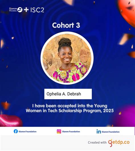 Cybersecurity Datadriven Cybersecurity Womenintech Youngwomenintech… Ophelia Amissah