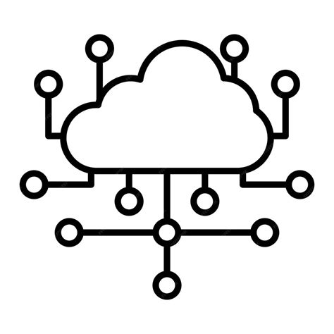 Premium Vector Cloud Computing Icon