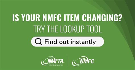 Nmfta Launches Free Nmfc Item Lookup Tool To Help Industry Navigate 2025 Classification Updates