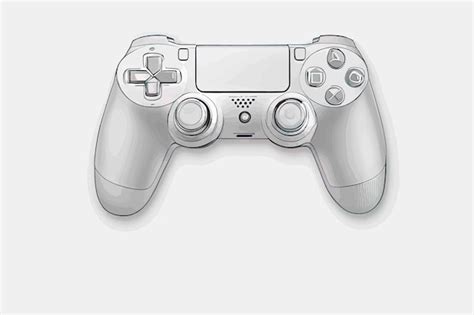 Modern Gamepad On A White Backgroundmodern Gamepad On A White Backgroundrealistic D Render Of