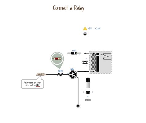 Connecting A Relay Schematics