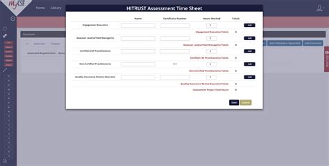 Assessor Timesheet Assessor User Guide 1