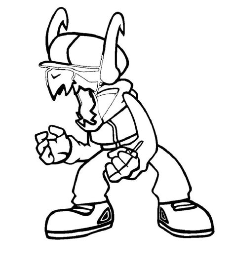 Tabi En Friday Night Funkin Para Colorear Imprimir E Dibujar Coloringlib