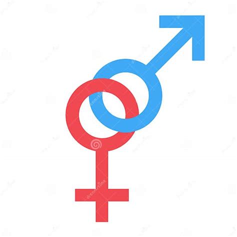 Sex Symbol Gender Man And Woman Connected Symbol Male And Female