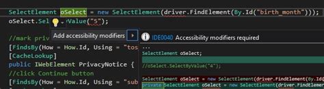 C Selecting Element Value From Drop Down List With Selenium Using POM Software Quality