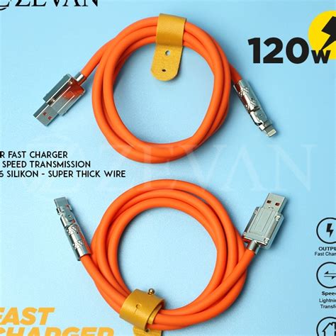 Jual Kw A Zevan Kabel Data Silikon W A Fast Charging Desain Putar Kabel Data Type C