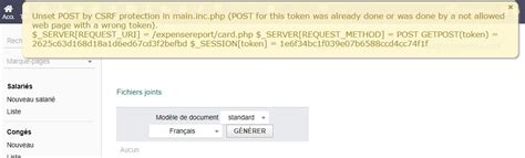Unset Post By Csrf Protection In Cphp Post For This Token Was