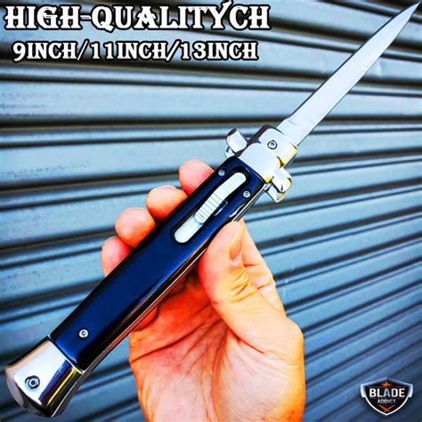 New Classic Gentleman Tactical Automatic Switchblade Knife Italian
