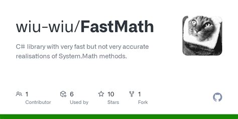 Github Wiu Wiu Fastmath C Library With Very Fast But Not Very Accurate Realisations Of