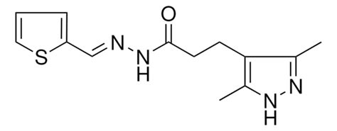 3 3 5 Dimethyl 1h Pyrazol 4 Yl Propionic Acid Thiophen 2 Ylmethylene Hydrazide Aldrichcpr